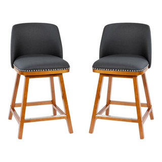Flash Furniture Set Of 2 27 Inch Counter Stools CH-192162X000-24-CHAR ...