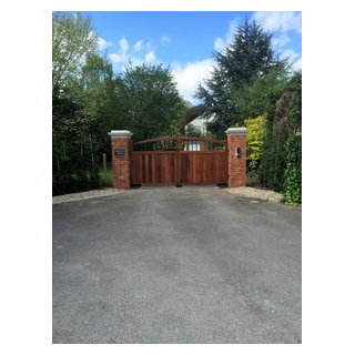 Wooden Driveway Gates - Devon - by Gates and Fences UK | Houzz
