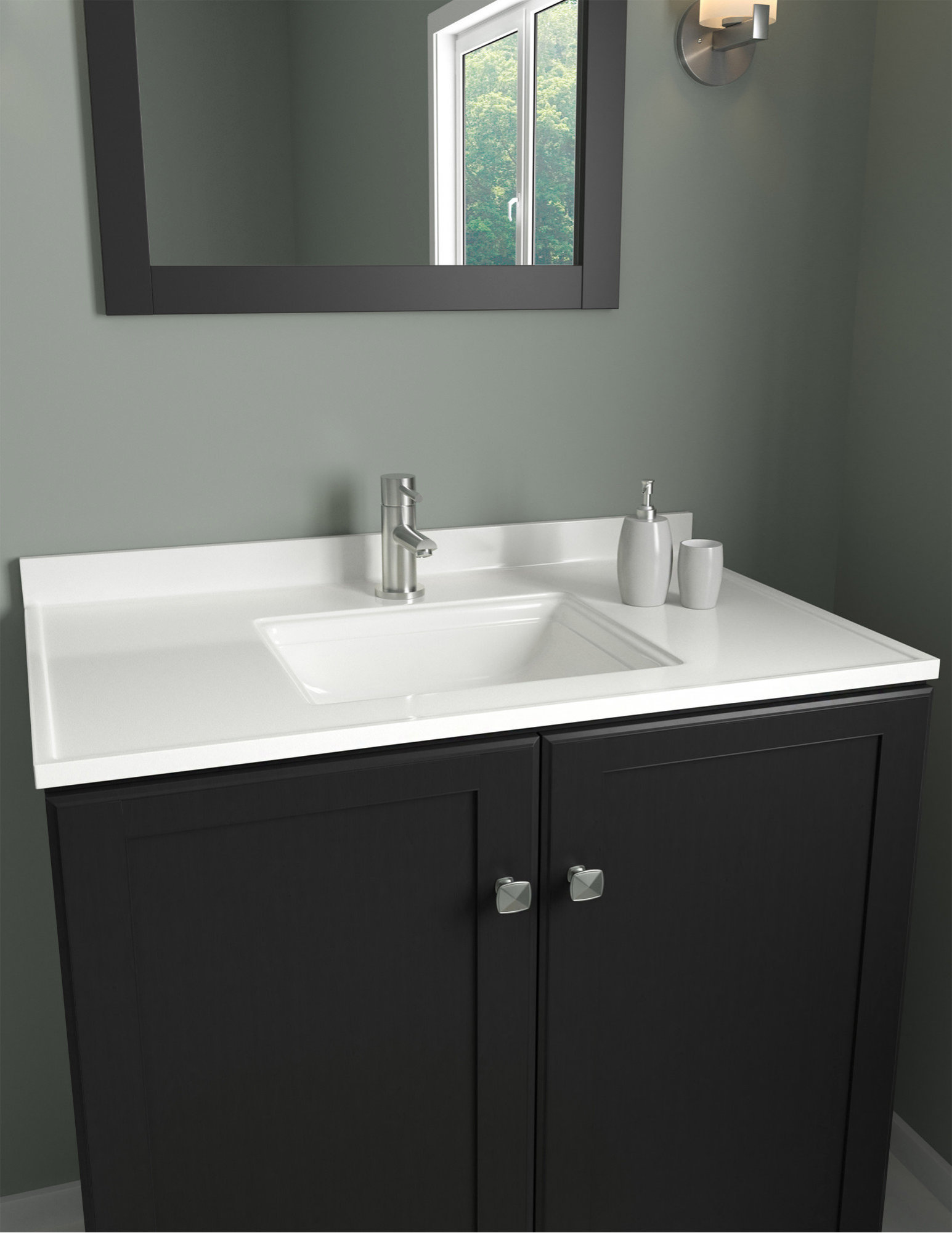 Design House 557637 Camilla I 31" Cultured Marble Vanity Top ...