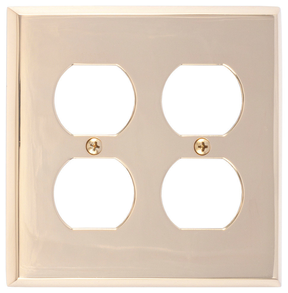 Quaker Double Outlet - Transitional - Switch Plates And Outlet Covers ...