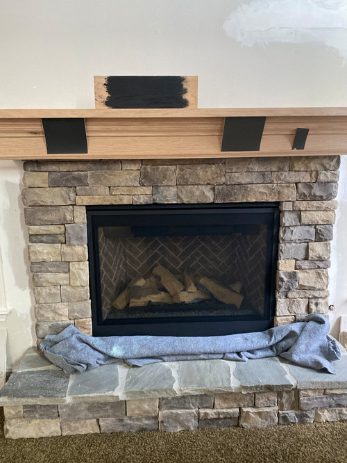 New mantel color
