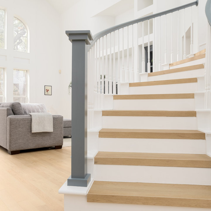 Fotos de escaleras | Diseños de escaleras con contrahuellas de hormigón ...