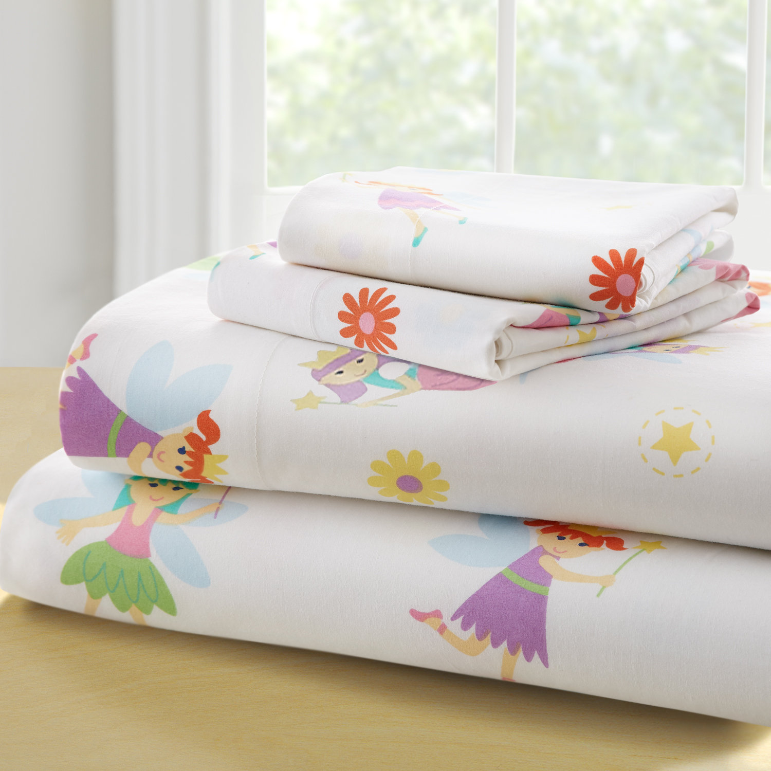 Olive Kids Fairy Princess Twin Sheet - Kids Sheets - by Wildkin | Houzz