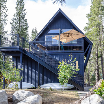75 Blue Exterior Home with a Blue Roof Ideas You'll Love - May, 2022 ...