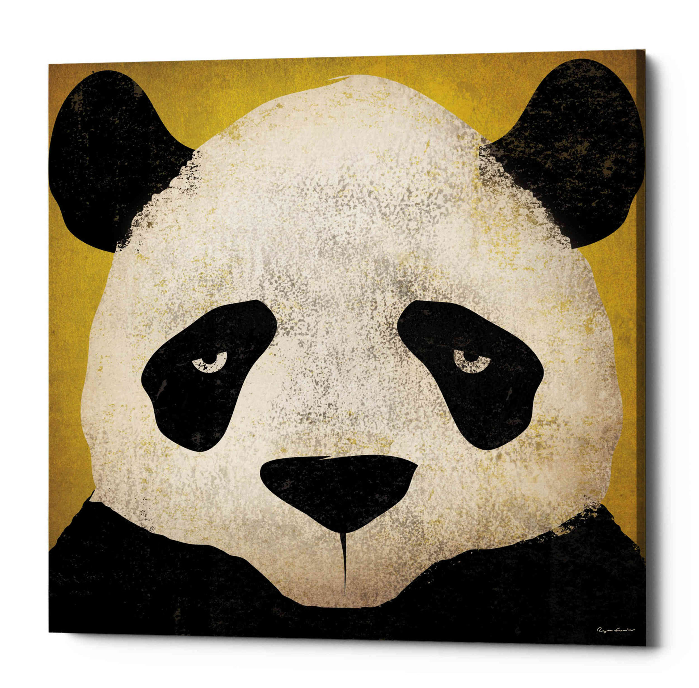 Epic Graffiti 'Panda' by Ryan Fowler, Giclee Canvas Wall Art, 37" x 37 ...