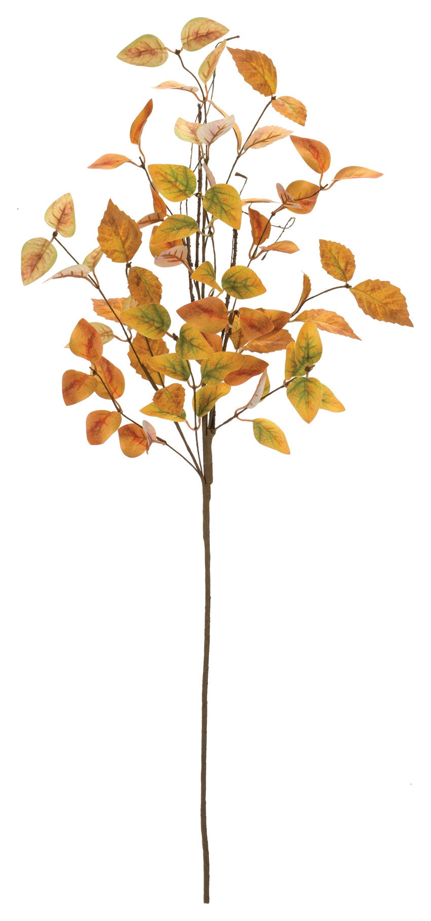 Fall Leaf Twig Spray, Set of 12 - Rustic - Artificial Plants And Trees ...