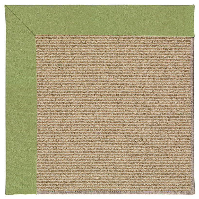Zoe-Sisal Machine Tufted Rectangle Rug, Green, 2'x3' - Contemporary ...