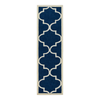 Surya Santorini SNI-6036 7'6"x9'6" Rug, Dark Blue/Cream - Contemporary ...