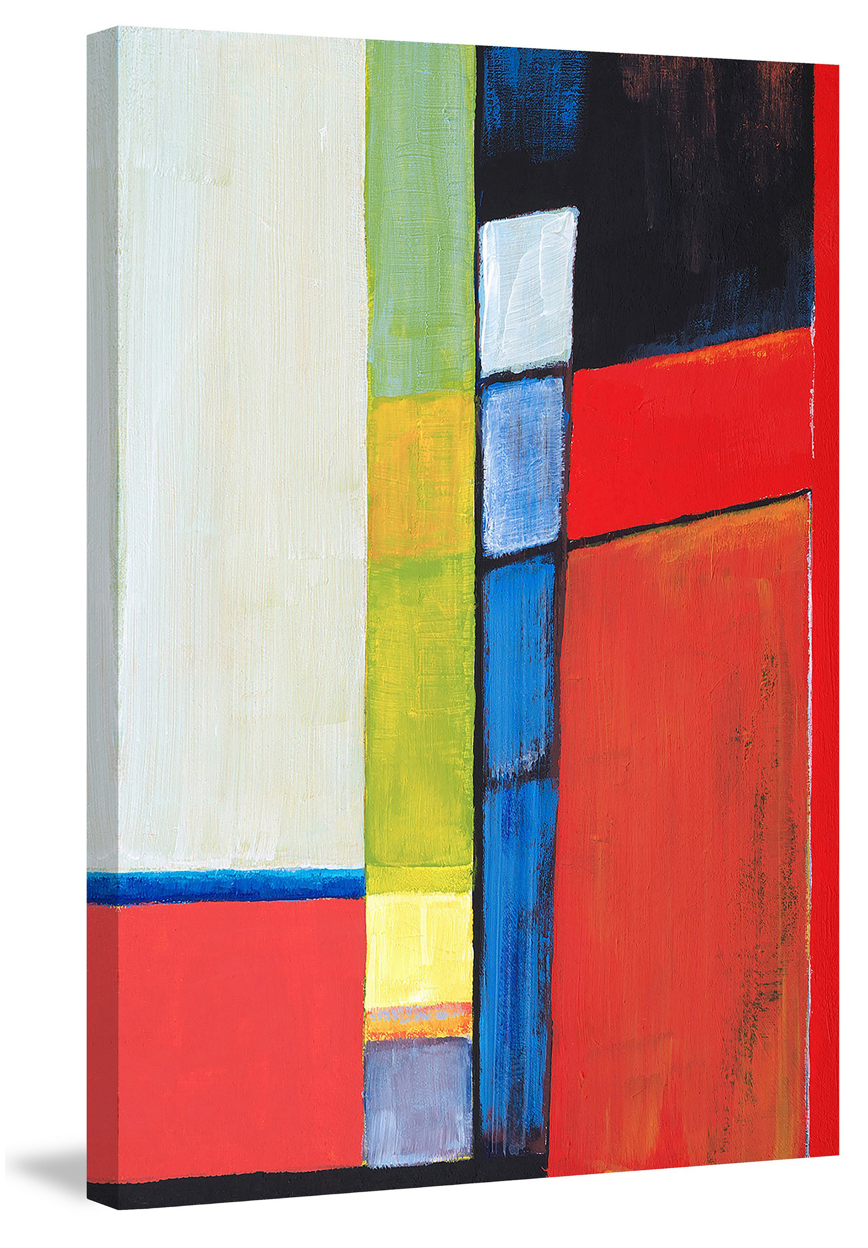 "Modern Self" Painting Print on Canvas, 24"x36" - Contemporary - Prints ...