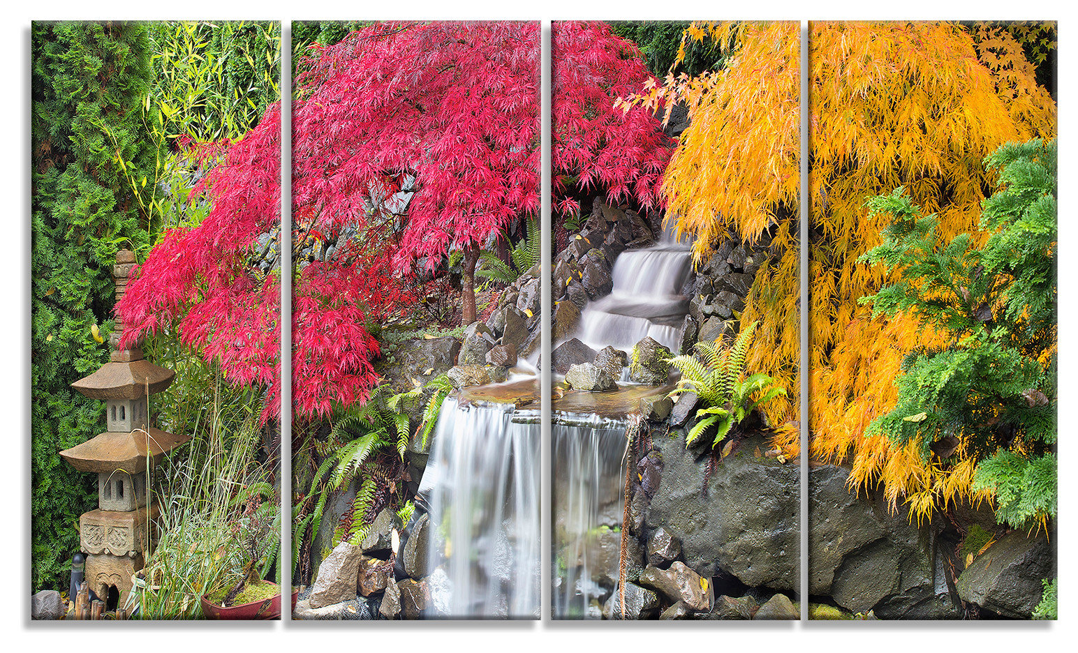 "Japanese Maple Trees" Floral Photography Canvas Print, 48"x28", 4 ...