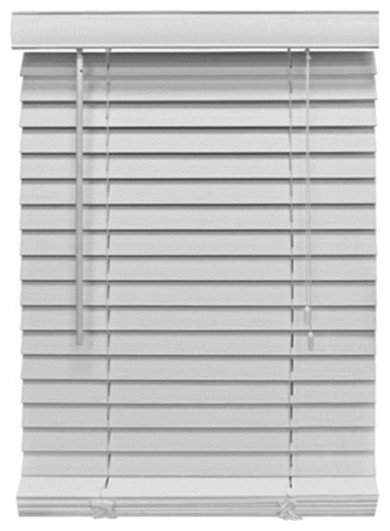 Homepointe Fauxwood Blind, 2"x23"x64", 30" - Contemporary - Venetian ...