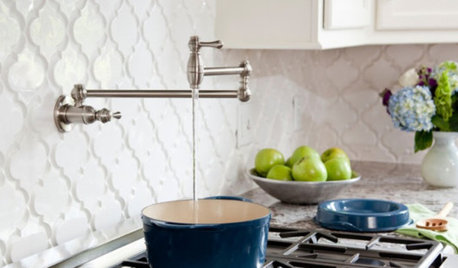 What is best position for pot filler?