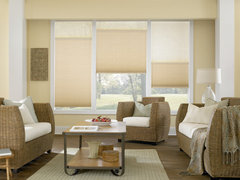 window treatment for three side-by-side windows