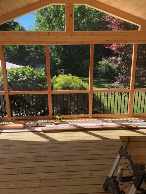 Screen Porch Stain