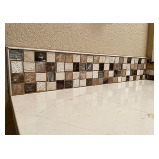 MASTER BATHROOM - Remodel Shower / Tub / Vanity Counter 12 x 24 Tile ...