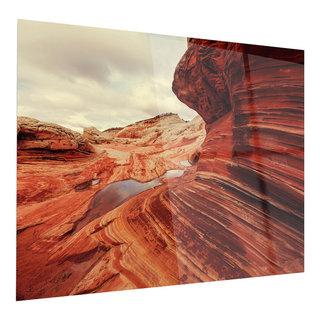 "Vermillion Cliffs at Dawn View", 48"x40" - Southwestern - Metal Wall ...