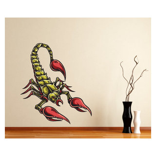 Scorpion Vinyl Wall Decal ScorpionUScolor001, 18 in. - Contemporary ...