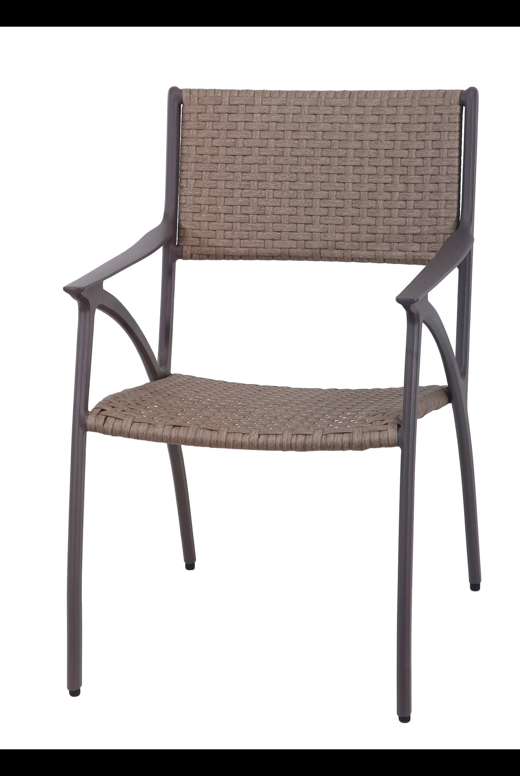 Amari Woven Dining Chairs, Set of 2, Carbon, Mist Woven - Tropical ...