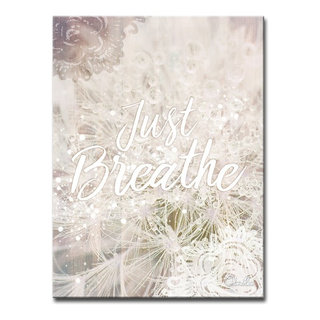 Just Breathe' Inspirational Canvas Art by Olivia Rose, 16"x20 ...