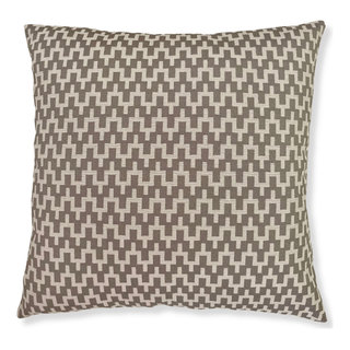Geometric Beige/Fendi Pillow Cover - Contemporary - Decorative Pillows ...