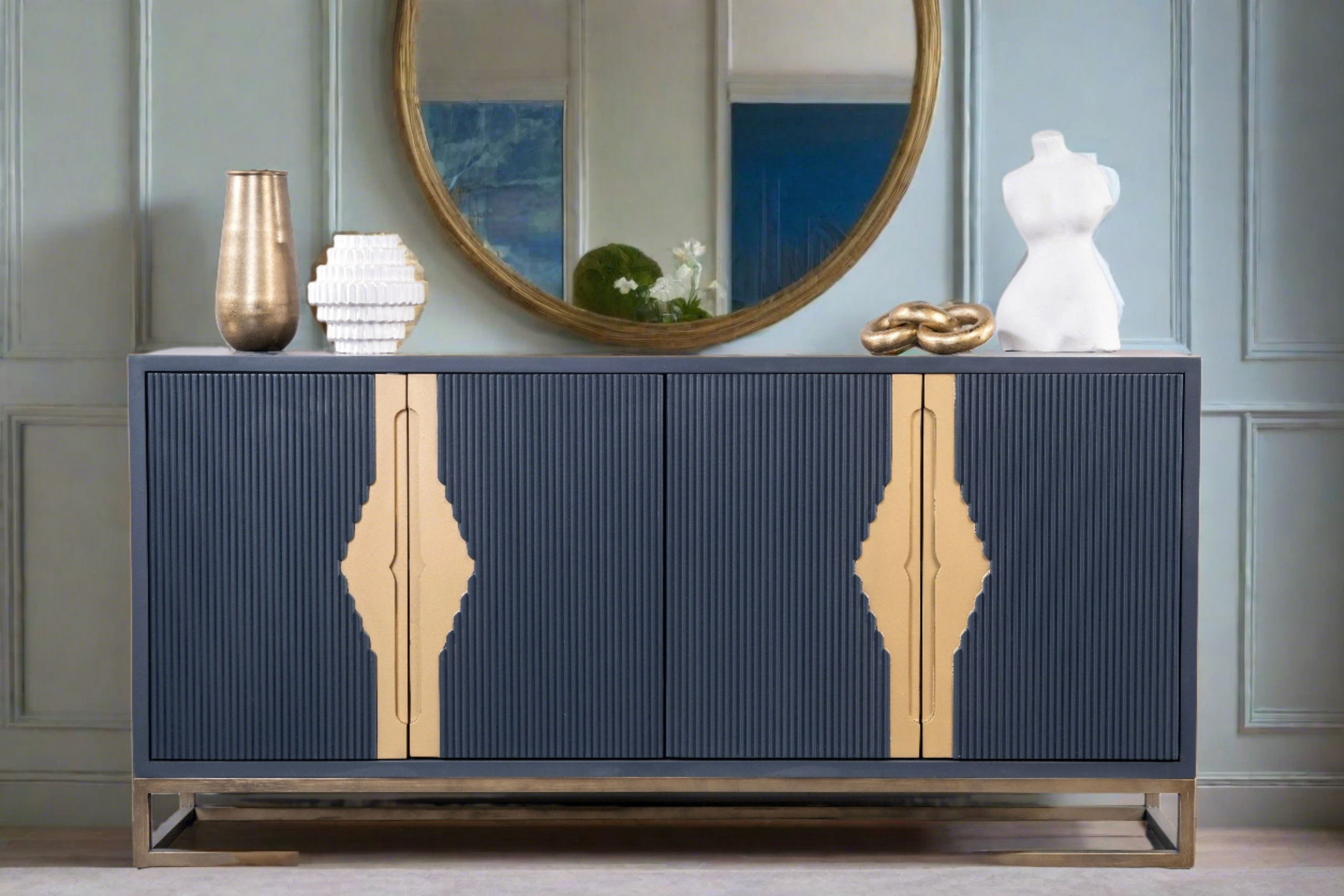 Parker Fluted Sideboard - Contemporary - Buffets And Sideboards - by Statements by J | Houzz