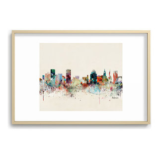 Brian Buckley Baltimore Maryland Skyline Recessed Framing Rectangle ...