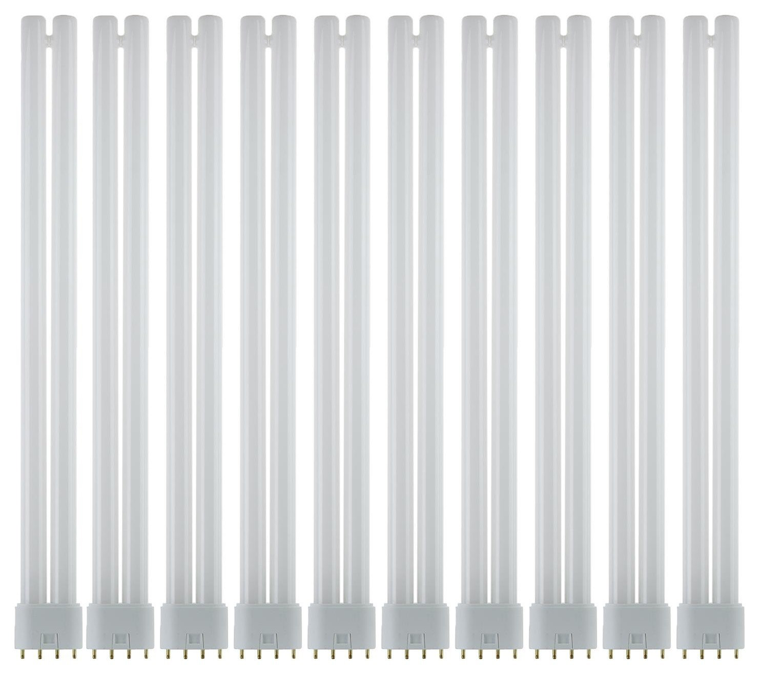 10 Pack Sunlite 36 Watt Ft 4 Pin Twin Tube, 2G11 Base, Cool White ...