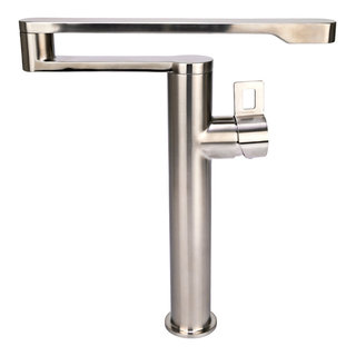 Deck-Mounted Single-Hole Kitchen Pot Filler, Stainless Steel ...