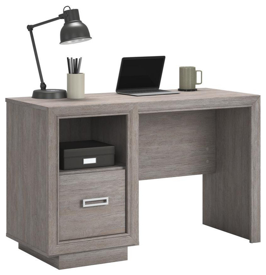 Hayes Garden Desk In Ashen Oak - Contemporary - Desks And Hutches - by ...