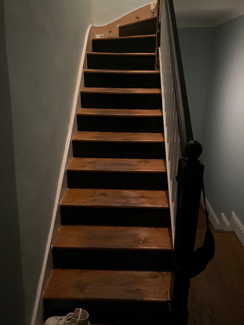 two stair split directions w/o landing