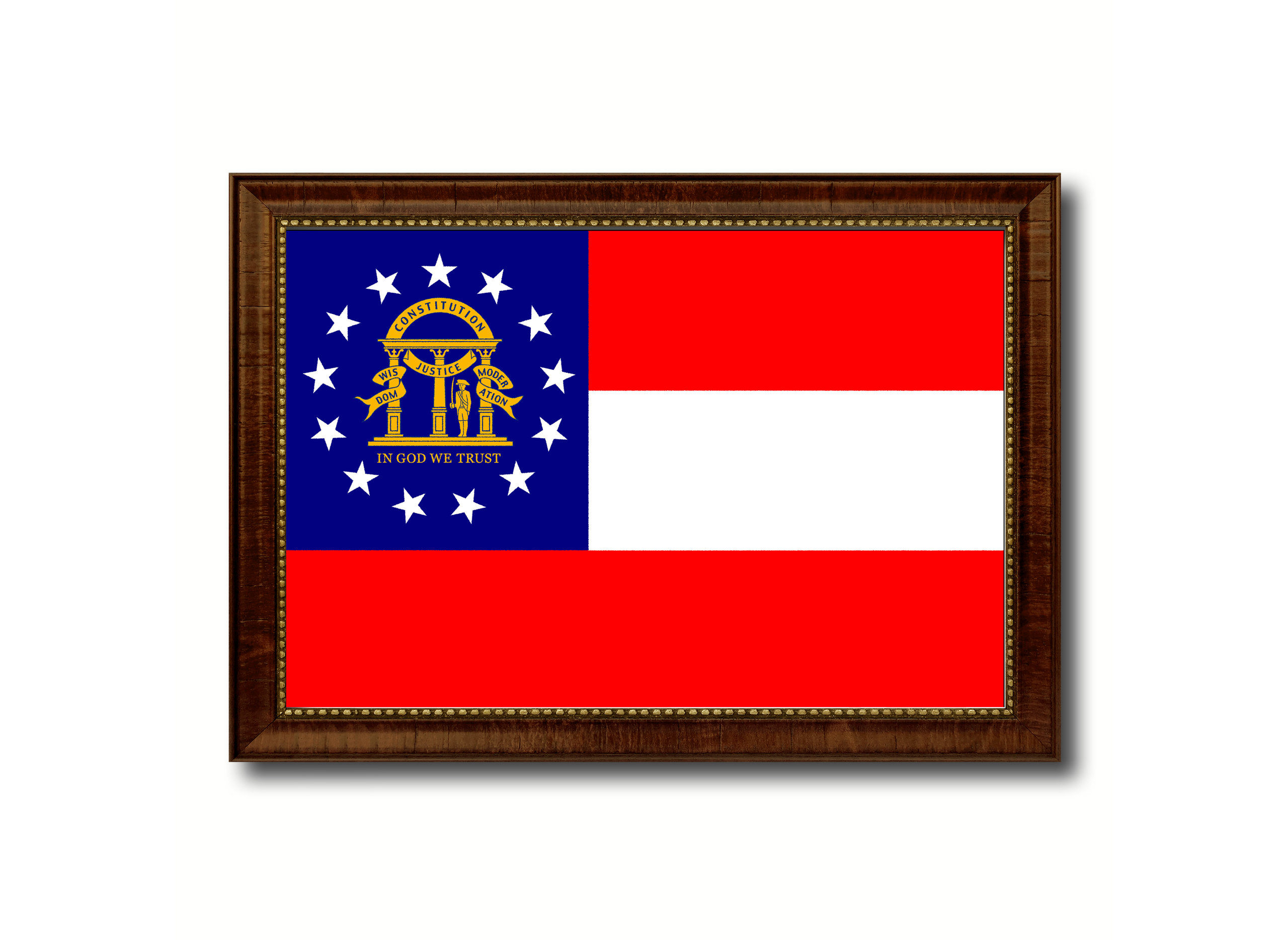 Georgia State Flag Canvas Print, 19"x27" - Traditional - Prints And ...