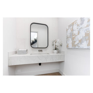 Complete Home Remodel & Addition- Studio City - Modern - Powder Room ...