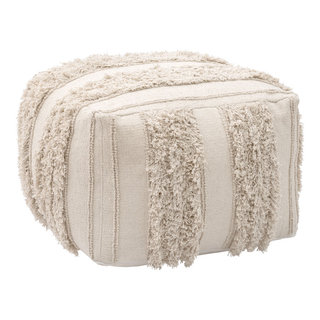 Peru Ottoman Beige - Transitional - Footstools And Ottomans - by Zuo ...