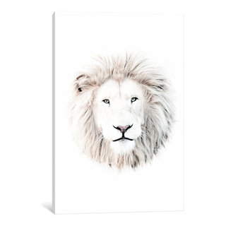 White Lion II by Wouter Rikken Canvas Print, 12"x8"x0.75 ...