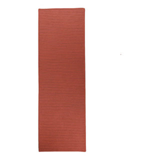 Reversible Flat-Braid Rect Runner, Saffron 2'4"x14' - Contemporary ...