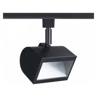 WAC Lighting 120V LED3020 Wall Wash 1-Light Track Head in Black, 3.625 ...
