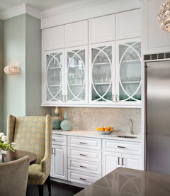 Glass front kitchen cabinets?