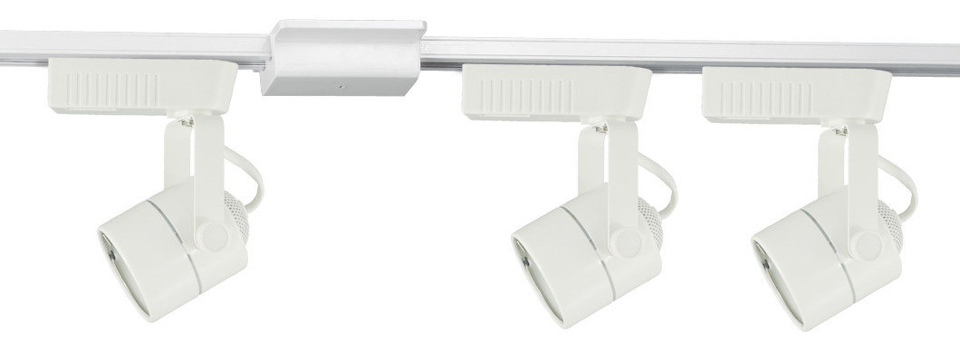 Cal HT Series - 3 Light Track Head, White Finish - Transitional - Track ...
