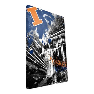 University of Illinois Illini Spirit Canvas Print, 8"x12 ...