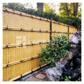 Bamboo Fencing for Backyard - Tropical - Landscape - Miami - by ...