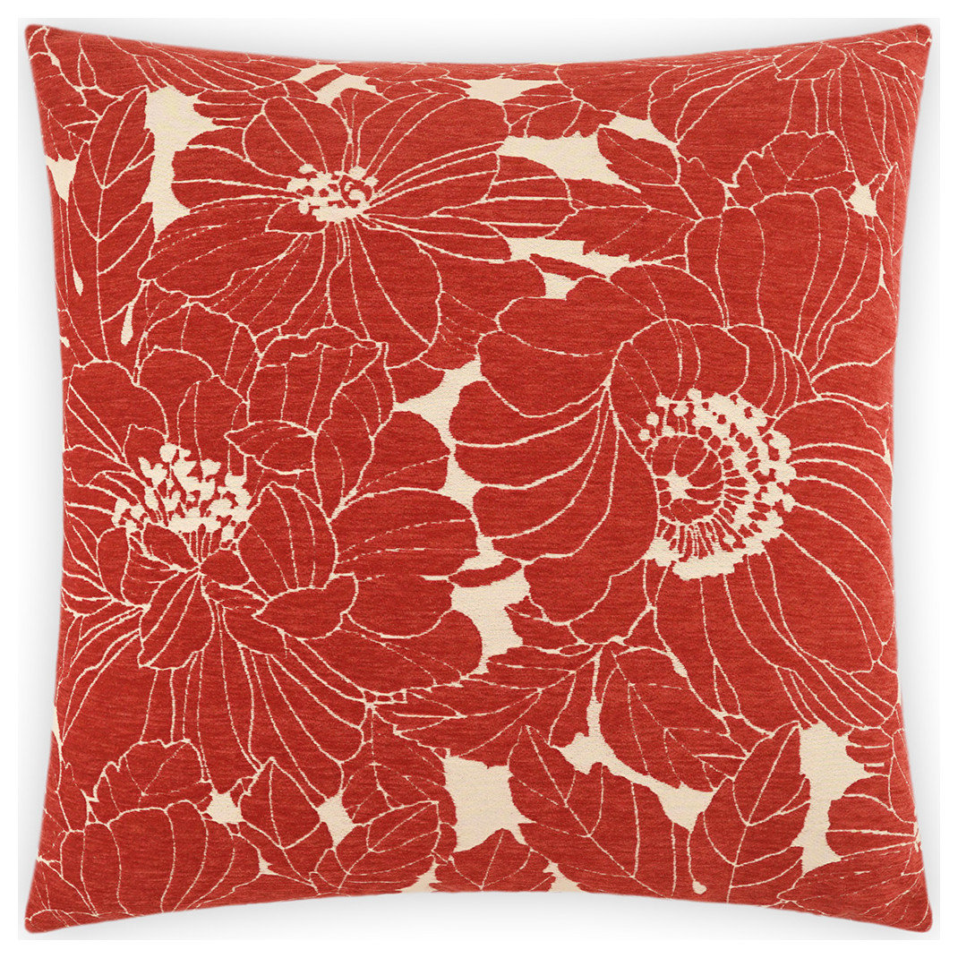 Anathallo Pillow - Berry, 24" x 24" - Contemporary - Decorative Pillows ...
