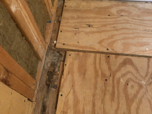 Subfloor preparation for bathroom floor tile