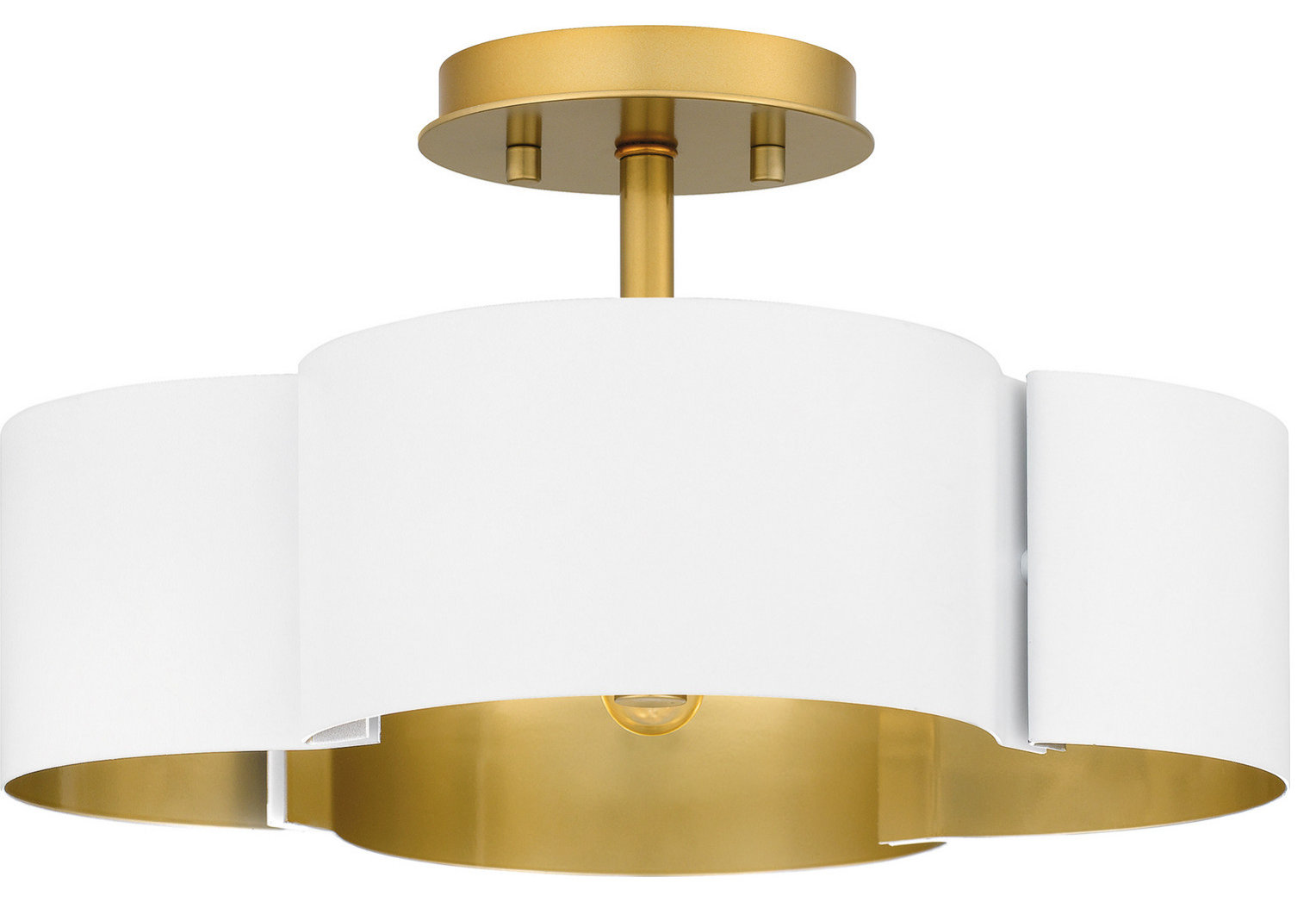 Quoizel Balsam Four Light Semi-Flush Mount - Transitional - Flush-mount ...