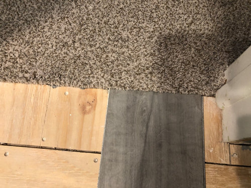 New LVP to existing carpet transition