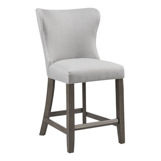 Madison Park Signature Helena Winged Counter Stool - Transitional - Bar ...