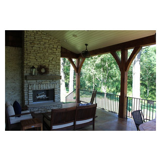 Western red cedar timbers - Chicago - by Silver Fox Timber Frames | Houzz