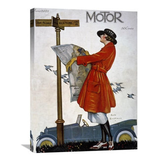 "Motor Magazine - Cover Image" Artwork, 16" x 22", 22.091" x 30 ...