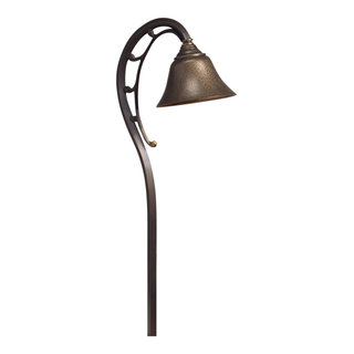 1-Light 12V Landscape Path Light, Olde Bronze - Traditional - Path ...