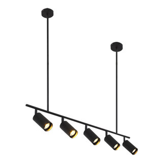 Modern Kitchen Island Linear Track Light Fixtures - Transitional ...