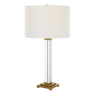 Uttermost Crystal Column Table Lamp - Transitional - Table Lamps - by Hudson Home Decor | Houzz